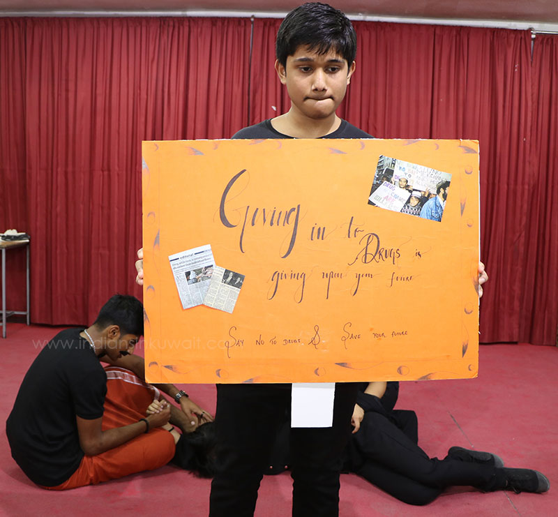 United Indian School Conducted Anti Drug Campaign